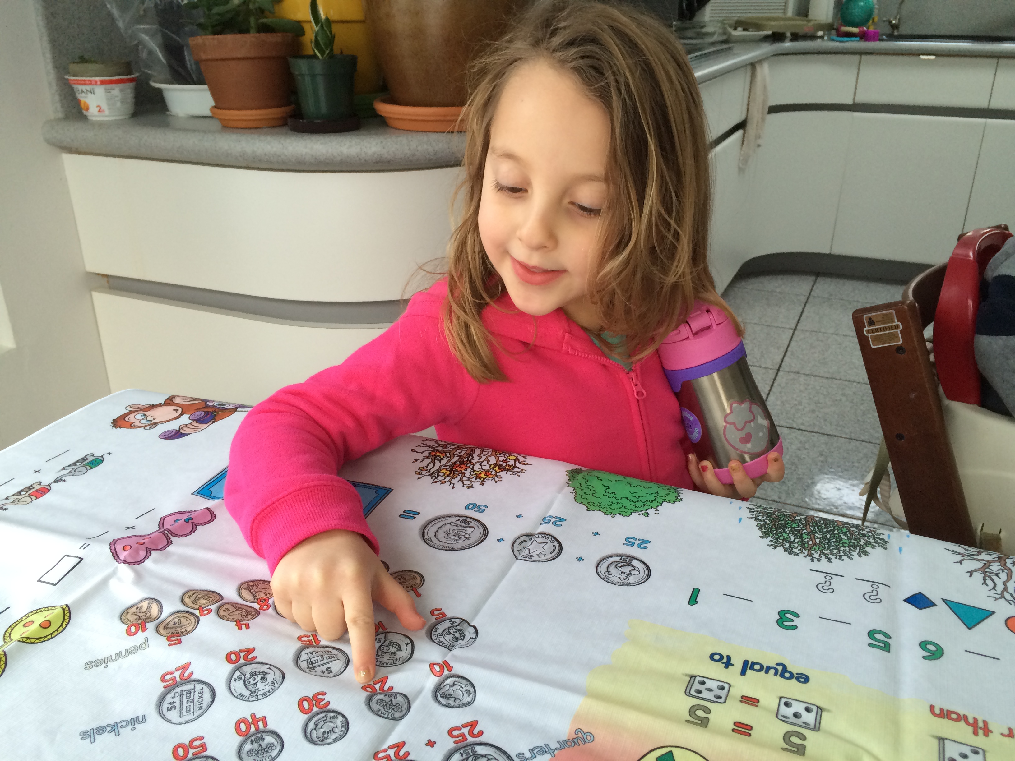 Your Kids CAN Sit Still At Mealtime With This Learning Tablecloth! ⋆ ...